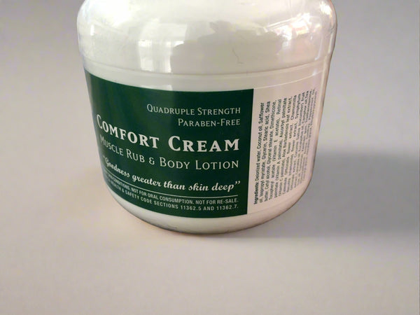 Cannabis Comfort Cream 4X Strength - skin cream – Back40HQ